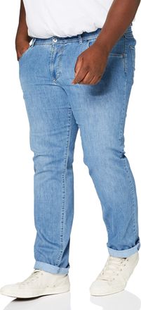 Eurex by Brax Herren PEP S Tapered Fit Jeans, per Pack Blau (Bleached 28), W34/L32 (Herstellergr&ouml;&szlig;e: 50)