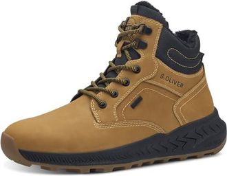 s.Oliver Bottines en Dentelle pour Homme 5-16242-43 Botte de Neige, Jaune maïs, 41 EU