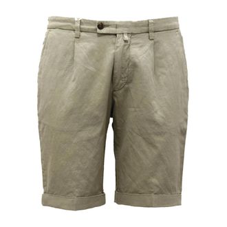 BRIGLIA 1949 Gr&uuml;ne Baumwoll-Bermuda-Shorts - - Shorts - Herren - Gr&uuml;n - S