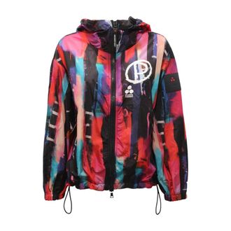 Peuterey Winddichte Jacke Avocado DLE Print - - Jackets - Damen - Mehrfarbig - S