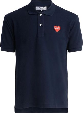 Comme Des Gar&ccedil;ons Homme, Tops, Bleu, Taille: XL Polo Piqu&eacute;