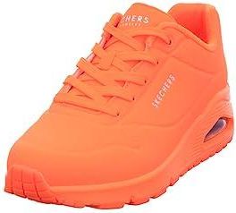 Skechers Femme Uno Night Shades Basket, Orange, 35.5 EU