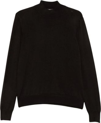 Tagliatore Lionel Turtleneck - Homme - Pulls - Brun - Taille: L