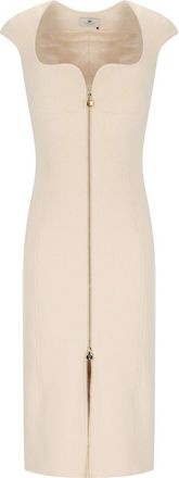 Elisabetta Franchi ROBE MIDI BEURRE ELISABETTA FRANCHI