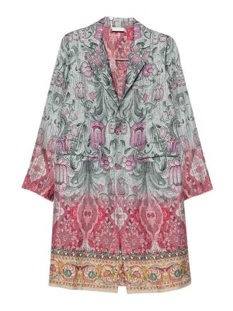 Pierre-Louis Mascia Manteau Au Genou - Multicolore