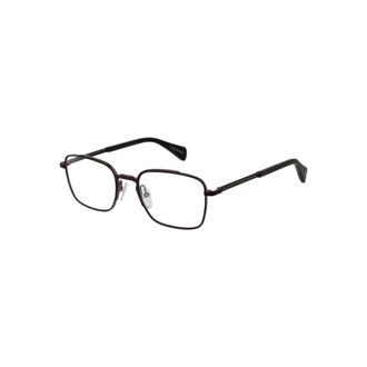 Yohji Yamamoto Bronzene Rechteckige Optische Rahmen - - Accessories - Herren - Braun - ONE SIZE