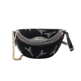 Balenciaga Sac banane en cuir et tissu Souvenir Pre-owned - Femme - Pre-owned - Noir - Taille: ONE Size