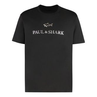 Paul & Shark Homme, Tops, Noir, Taille: 2XL T-Chemises