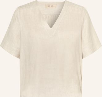 Mos Mosh Mos Mosh Blusenshirt Mmeliva Aus Leinen beige