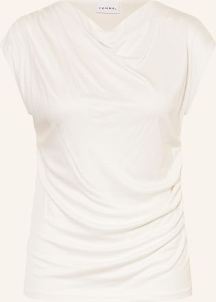 Comma Comma T-Shirt weiss