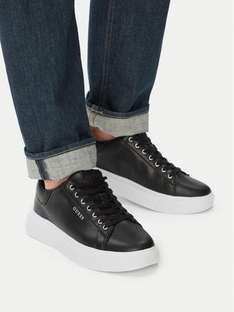Guess Sneakers FMJAVI LEA12 Schwarz