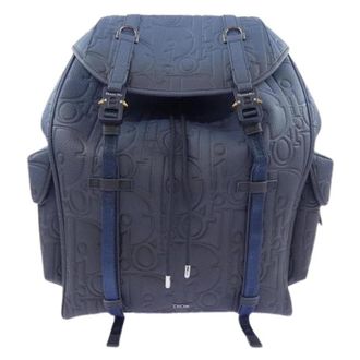 Dior Pre-owned HIT THE Road Gravity Leder Rucksack - - Pre-owned - Damen - Blau - ONE SIZE