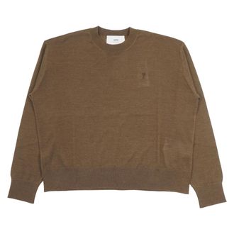 Ami Homme, Pulls, Brun, Taille: S Pull De Coeur