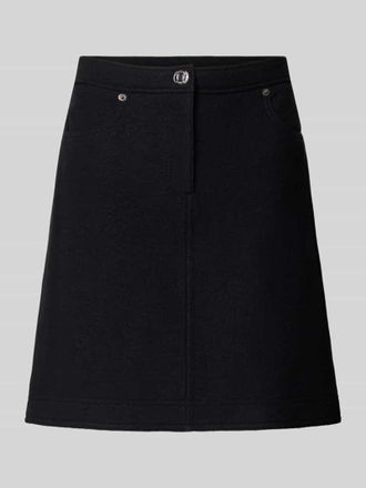Marc Cain Gerader Mini-Rock aus reiner Schurwolle