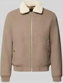 Premium by Jack & Jones Regular Fit Jacke mit Umlegekragen und Rei&szlig;verschluss