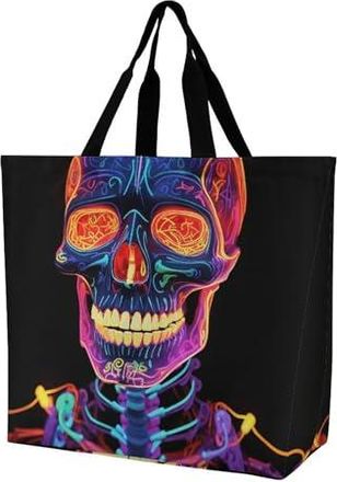 Generic Cr&acirc;ne Lumineux Sac Fourre-Tout D&eacute;contract&eacute; Sacs L&eacute;ger Sac A Main Femmes Pour Travail Shopping Quotidienne