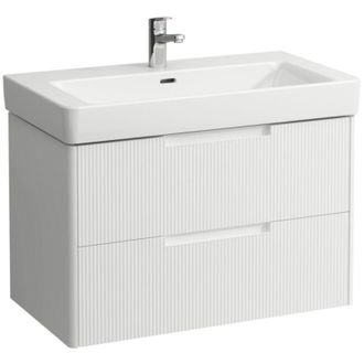 Laufen Juna Waschtischunterbau, 2 Schubladen, inklusive