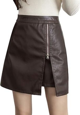 Generic Jupe Crayon Cuir Noir Culotte Fendue Fond Enceinte Transparente Poudré Tie Chino Jersey Balancoire Noeud Minijupe Métallique Canard Legging Plissees P