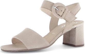 Gabor Damen Riemchensandalen, Frauen Sandalen,Freizeitschuhe,offene Schuhe,Strandschuhe,Sandaletten,Sommersandalen,Absatz,Oak,37.5 EU / 4.5 UK