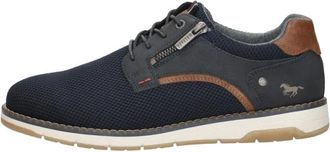 Mustang Homme, Chaussures, Bleu, Taille: 49 EU Chaussures &agrave; lacets Laag