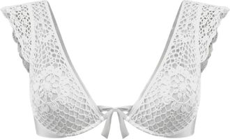 Del Maar Femme, Maillots de bain, Blanc, Taille: 38 FR Mulla Bikini Top