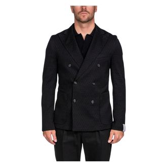 Paolo Pecora Schwarze Herrenjacke 9000 - - Jackets - Herren - Schwarzk - XL