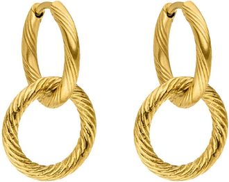 Purelei Ohrringe - Creolen Kii Elua - Gr. unisize - in Gold - f&uuml;r Damen