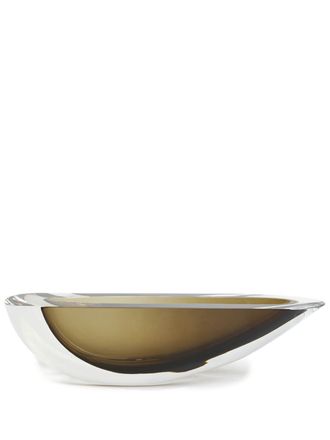 Gardeco Canoe 160 Vase aus Glas - Gelb