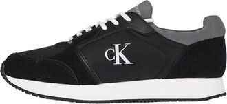 Calvin Klein Baskets Homme Sock Laceup Élégantes, Multicolore (Black/Charcoal Grey/Bright White), 40