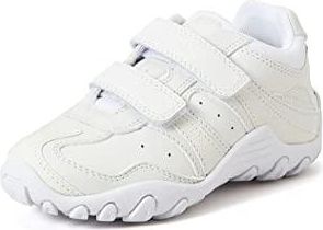 Geox Garçon J Crush M Sneakers, White, 30 EU