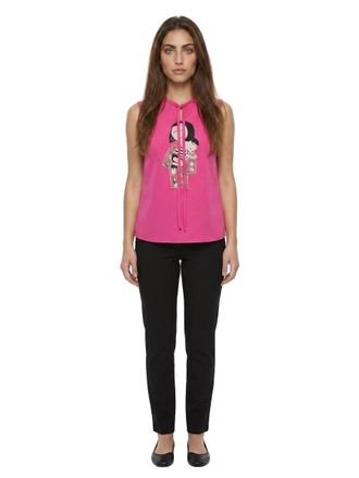 Dolce & Gabbana Silk Tank Top - Pink