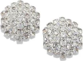 Self Portrait Femme, Accessoires, Gris, Taille: ONE Size Rs26-615E-Sl Floral Cluster Earrings