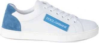 Dolce & Gabbana Femme, Chaussures, Bleu, Taille: 35 1/2 EU Baskets Basses London