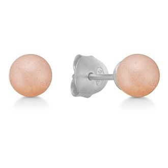 Frk. Lisberg Femme, Accessoires, Gris, Taille: ONE Size Boucles dOreilles en Argent Pierre de Lune