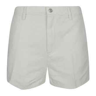 7 For All Mankind Femme, Shorts, Beige, Taille: W27 Trouser Shorts Linen Ostuni