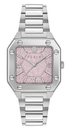 Philipp Plein Plein Edge Silber Damen Armbanduhr PWZGA0126
