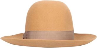 Borsalino Free Dome Hut mit breiter Krempe - - Accessories - unisex - Braun - 60 CM