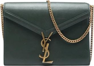 Saint Laurent Pre-owned Cassandra - Femme - Pre-owned - Vert - Taille: ONE Size