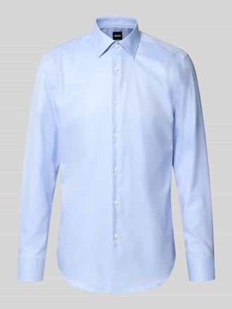 HUGO BOSS Slim Fit Businesshemd mit Kentkragen