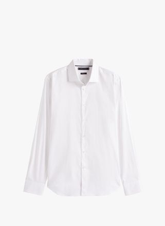 Tommy Hilfiger Chemise col classique en coton m&eacute;lang&eacute;