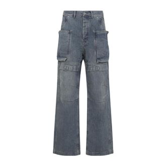 Rick Owens Homme, Jeans, Bleu, Taille: W32 Stefan Cargo Pants