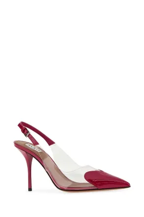 Alaia Le Coeur Slingback Heel - Purple