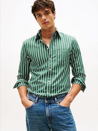 Tommy Hilfiger Chemise coupe standard rayée TH Flex