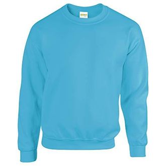 Gildan 50/50 Adult Crewneck Sweat Maillot de survêtement, Bleu Saphir, XL Homme