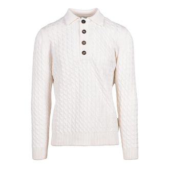 Eleventy Strickpolo - - Tops - Herren - Beige - S