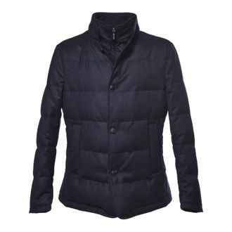 Baldinini Veste en laine et duvet - Homme - Vestes - Bleu - Taille: 3XL