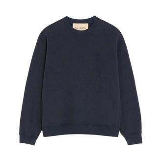 Valentino Jersey Sweatshirt VLogo Signature - - Sweatshirts & Hoodies - Herren - Blau - L
