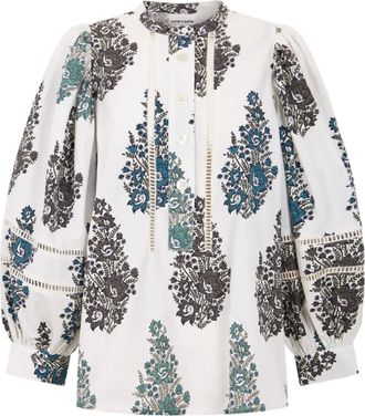 Antik Batik Blouse Muguet Popeline de Coton Antik Batik