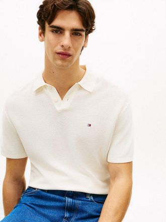 Tommy Hilfiger Polokragenpullover COOL TOUCH STRUCTURE Regular fit mit Polokragen