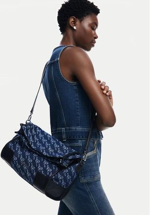 Desigual Handtasche Arco Lovert 24WAXA38 Dunkelblau